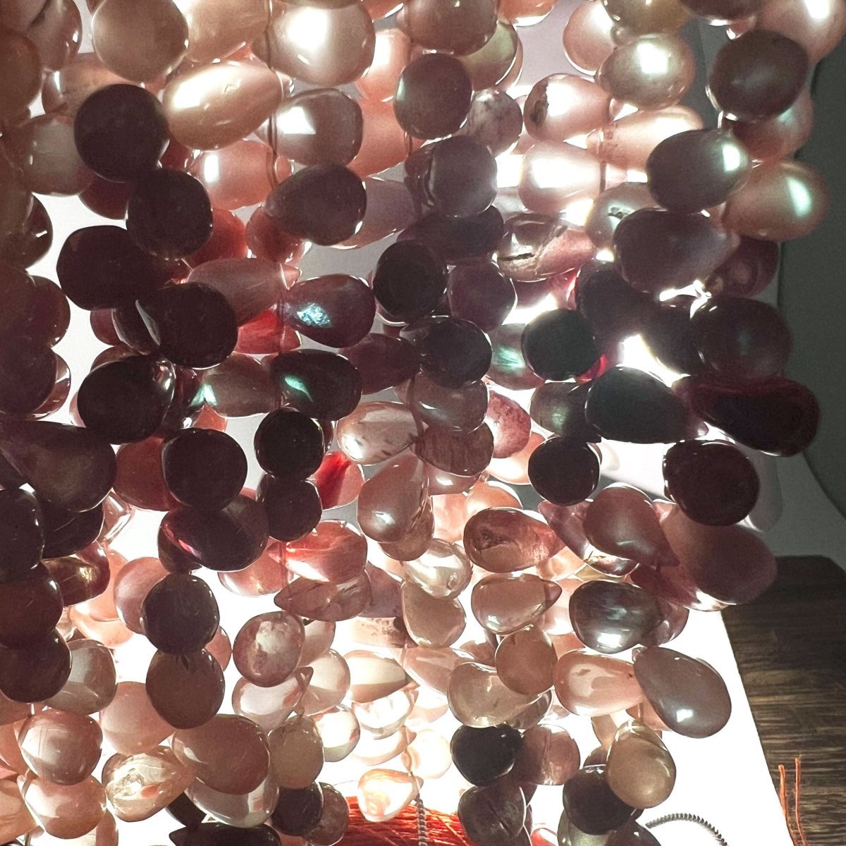 1/4連＊アンデシン＊ぷるぷるスムースドロップ連 – aoneko_gems